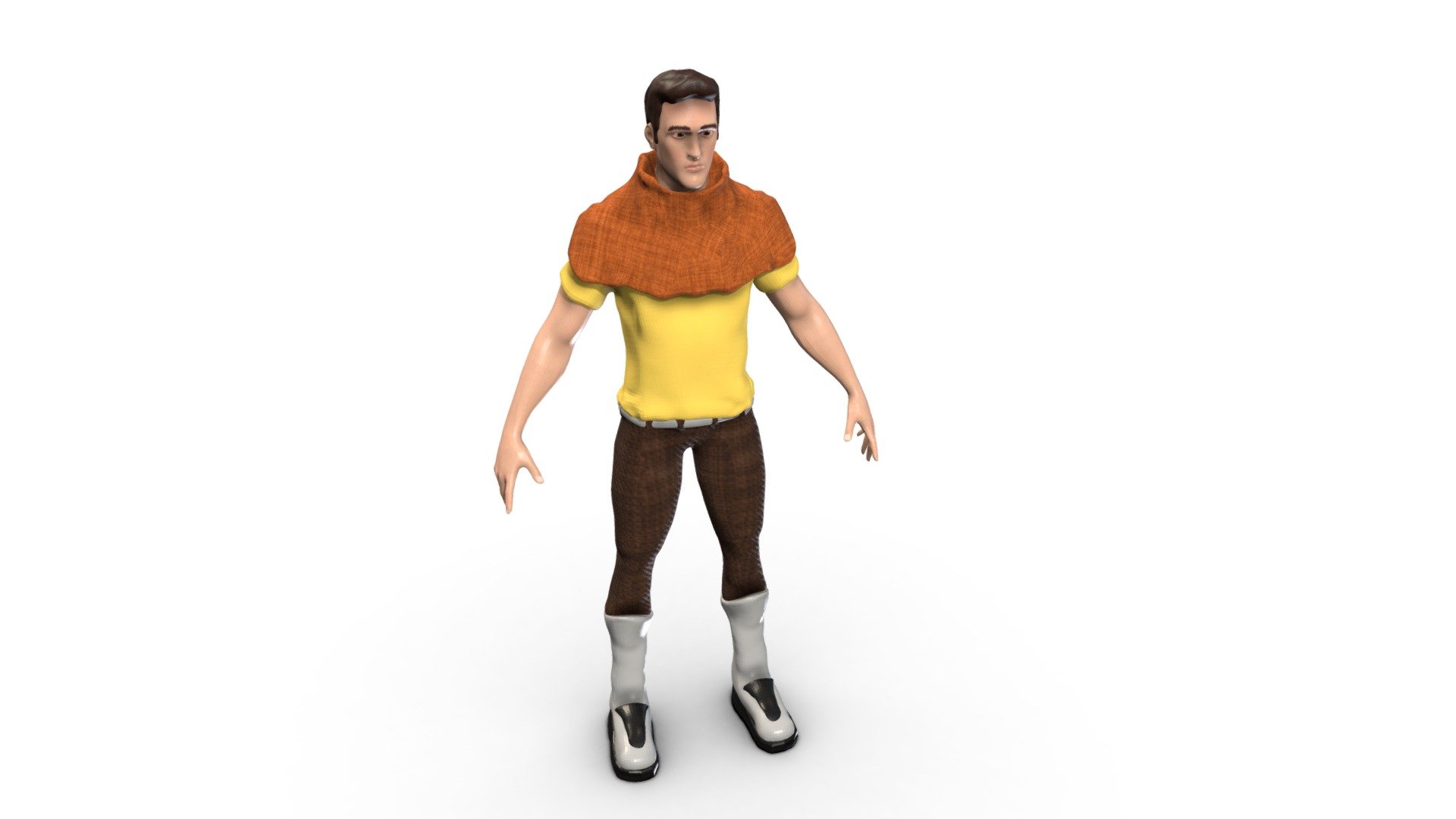 Male Character Videogame - 3D model by Rine Studios (@myamegames ...