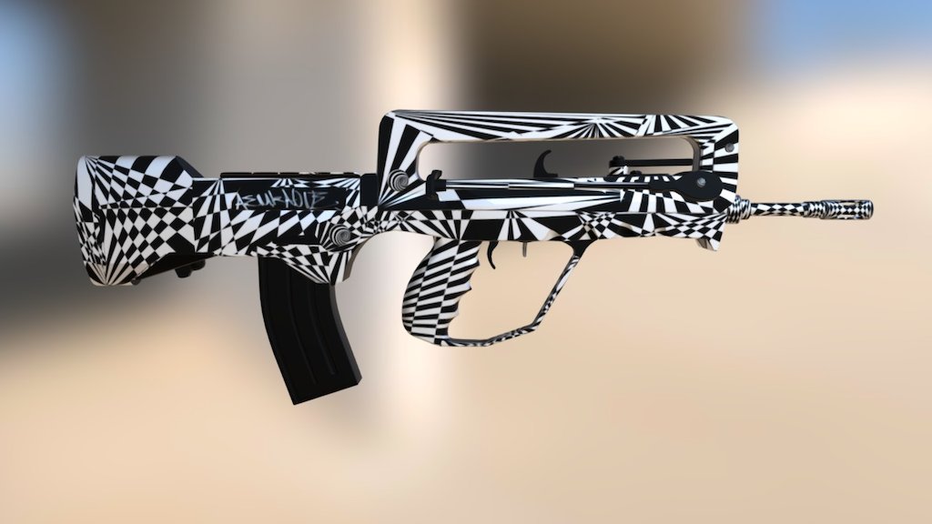 Famas - 3D model by aemka0ne [5b2842a] - Sketchfab