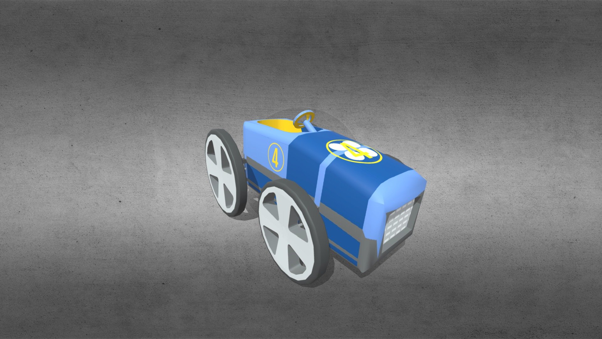 Blue Kart - 3D model by DynamiteChain98 (@r_hamburger) [5b288ee ...
