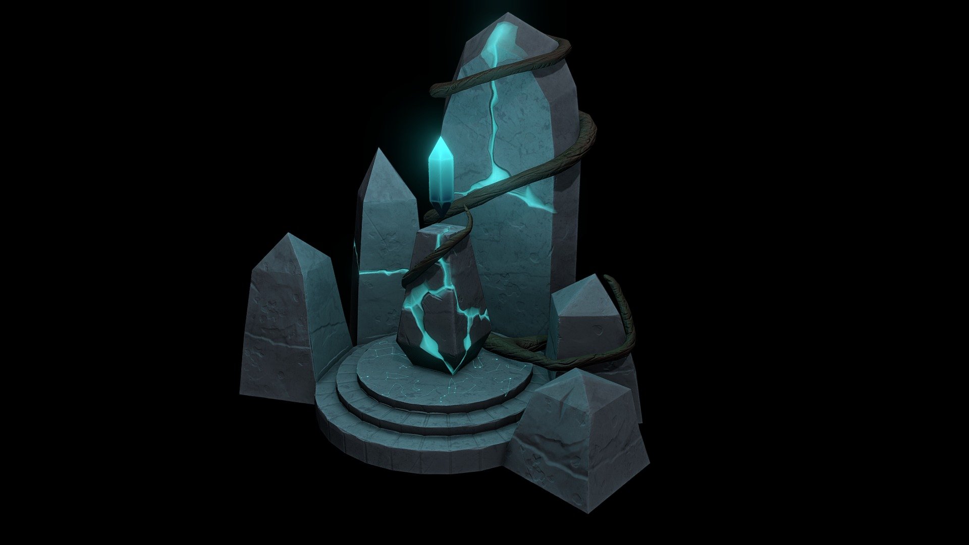 Starlight Shrine - Stylized Environment Prop - Buy Royalty Free 3D ...