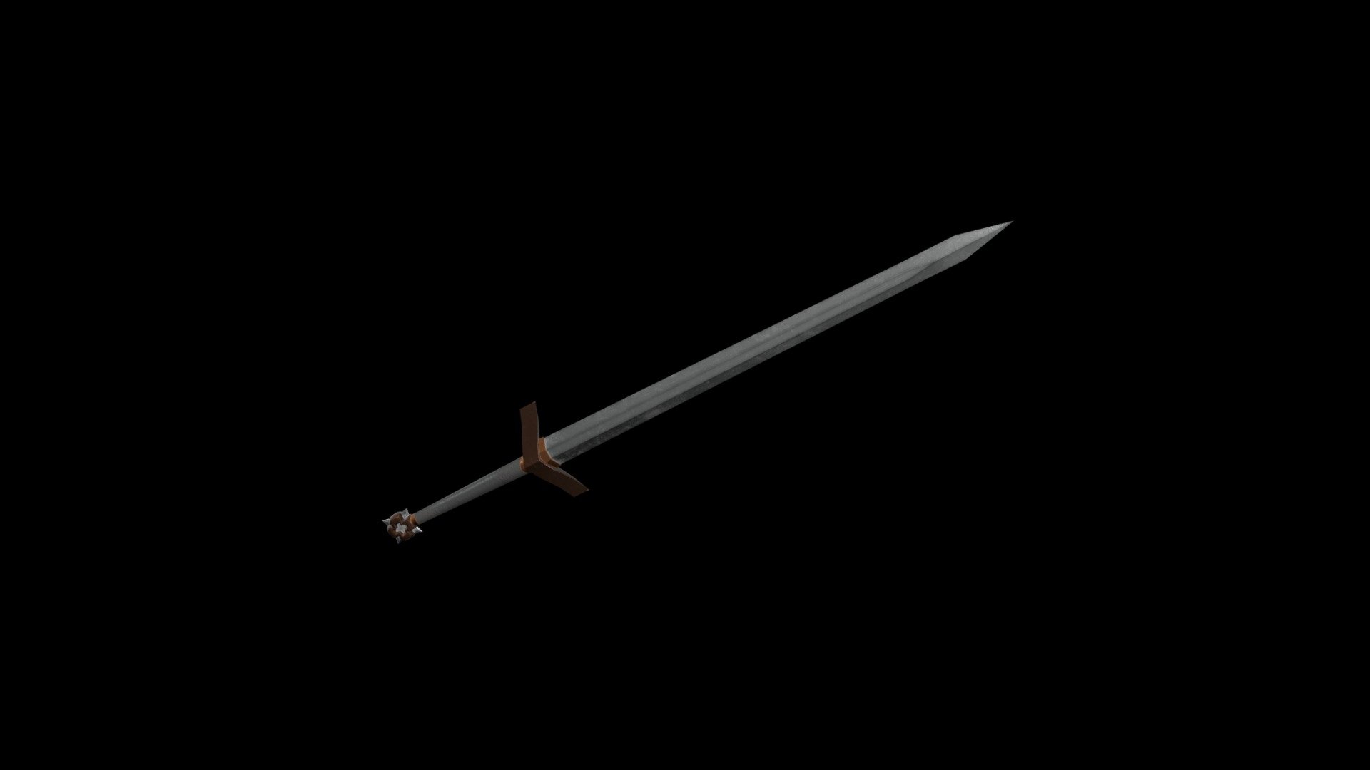 Common sword GameReady low-poly - 3D model by demon4luck [5b2c250 ...