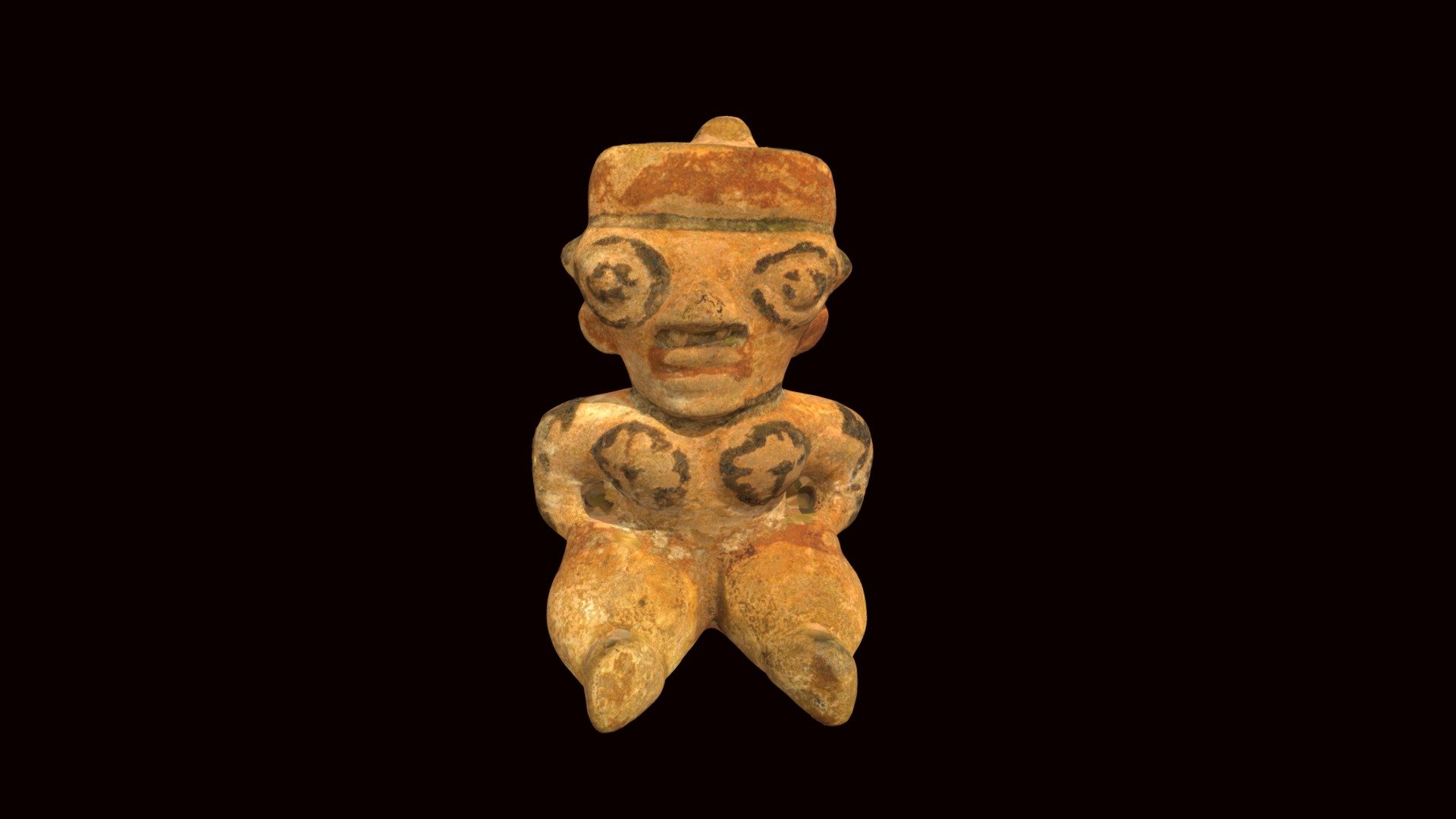 Costa Rican Female Figurine (VCU_3D_1841) - Download Free 3D model by ...