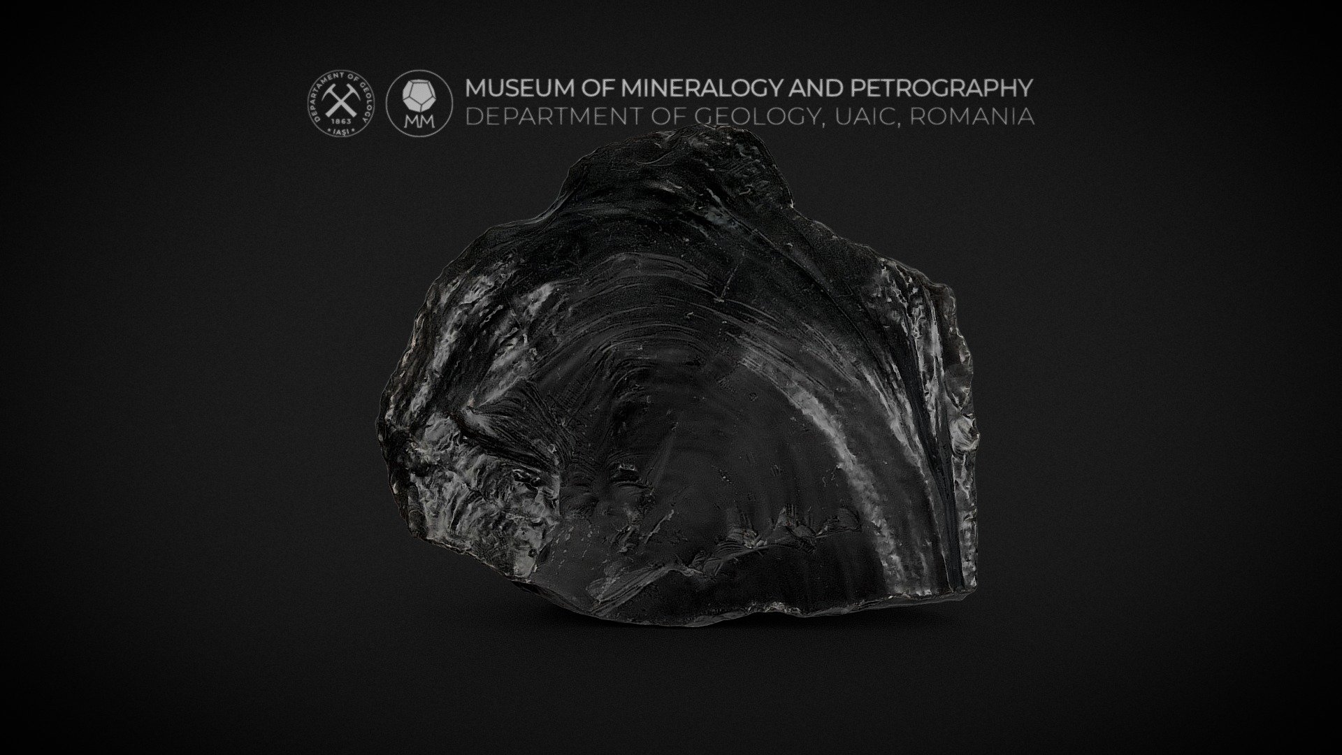 O is for Obsidian rock - 3D model by Museum of Mineralogy and ...