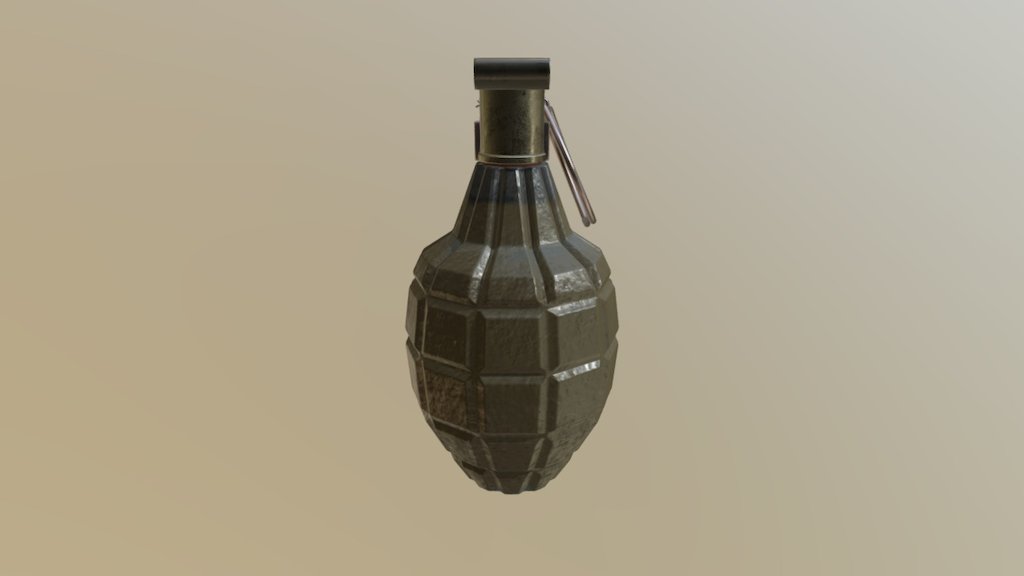 Fuze Grenade - 3D model by malekbenelhag [5b2f540] - Sketchfab