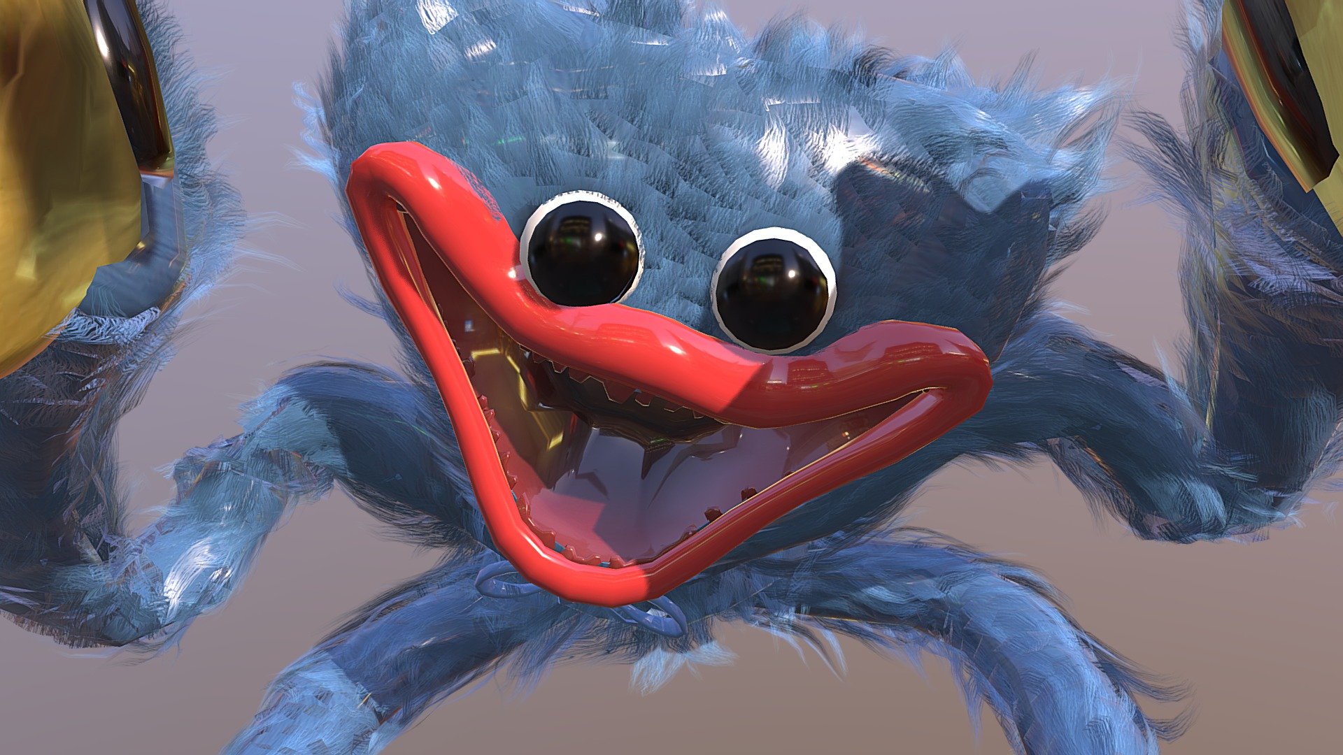 (Android Version) mini-huggie_BLUE-jumpscare - Download Free 3D model ...