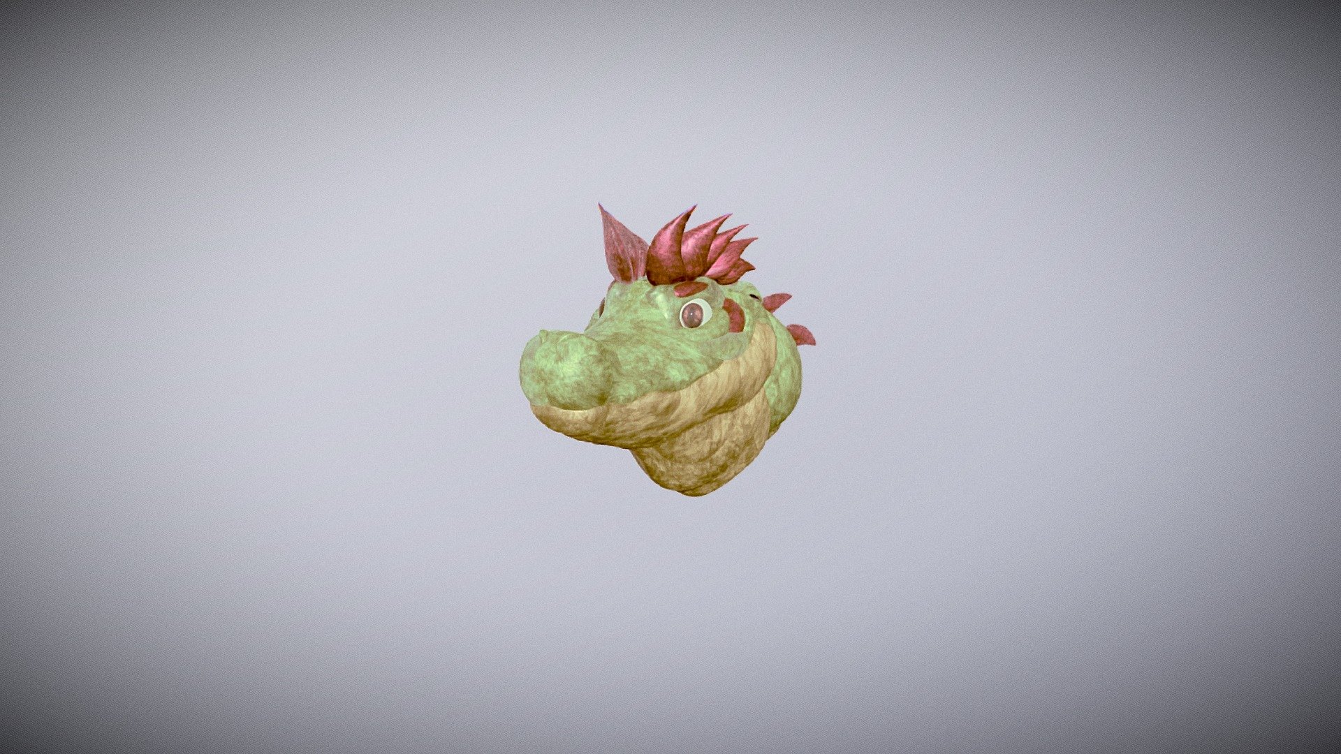 Anthro Alligator Bust Maquette - 3D model by shagoli [5b2fb8e] - Sketchfab