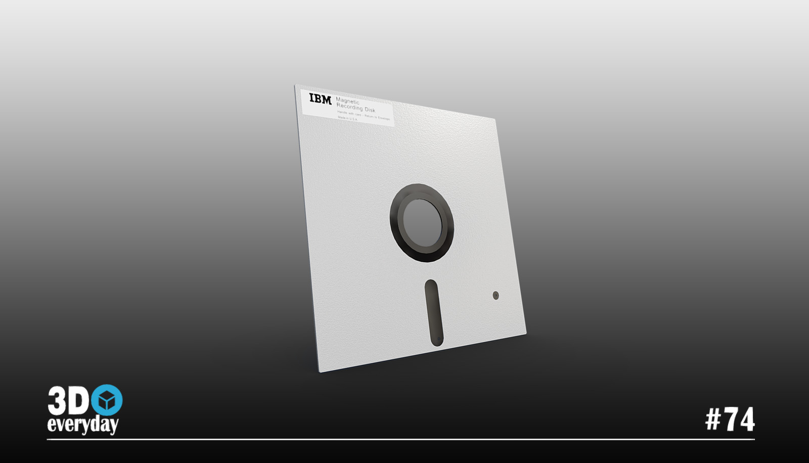 Day#74: Floppy disk - 3D model by JuanG3D [5b32ea4] - Sketchfab