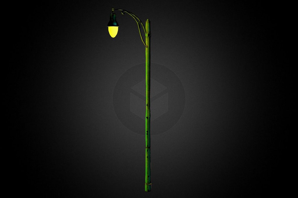 Memphis Lamp post - 3D model by Jamie Young (@jamieyoung) [5b33139 ...