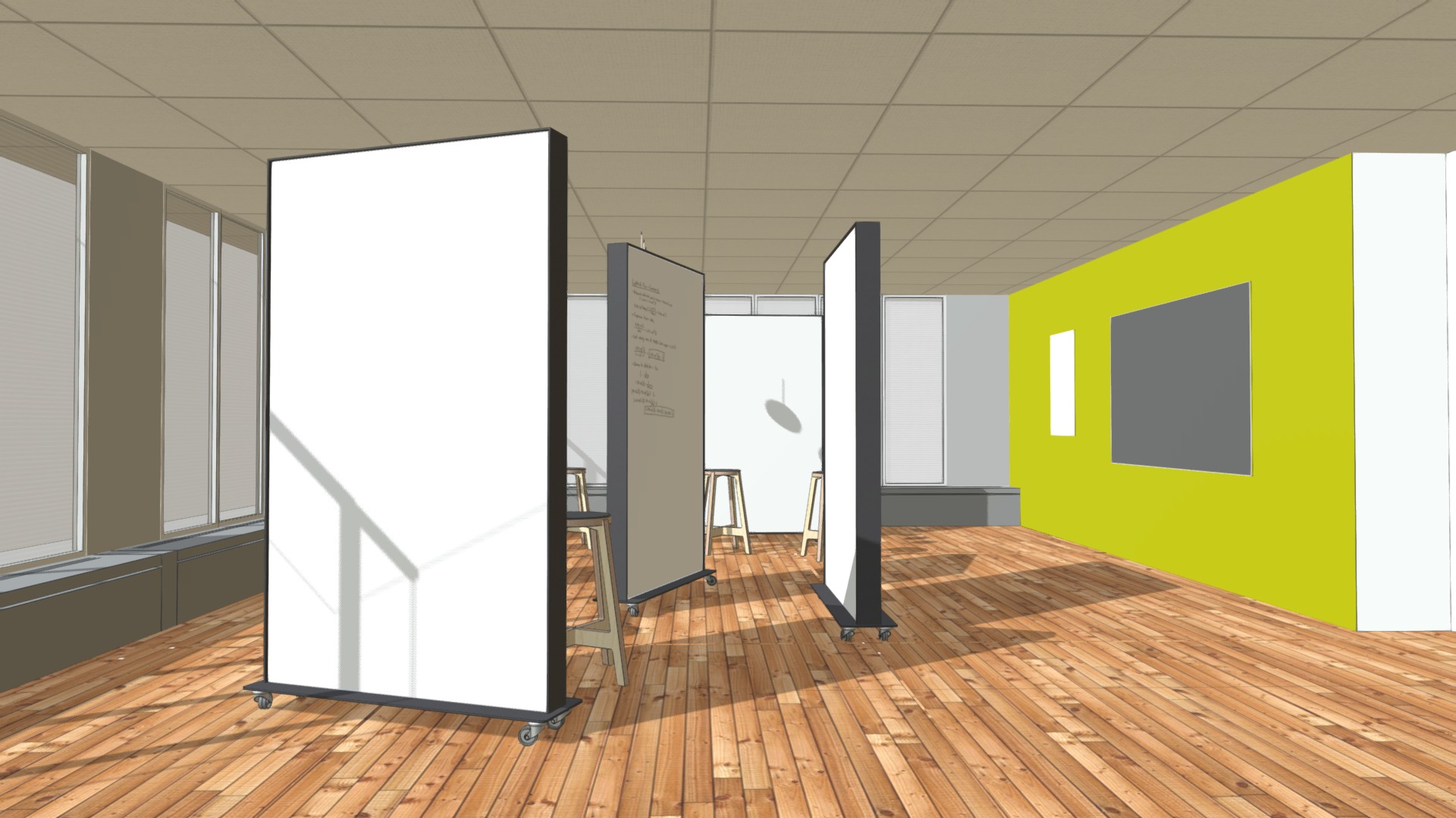 SimCorp Scrum Room - 3D model by stykka.com [5b332be] - Sketchfab