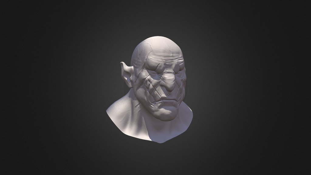 Azog the White Orc - 3D model by hamercado [5b335c1] - Sketchfab