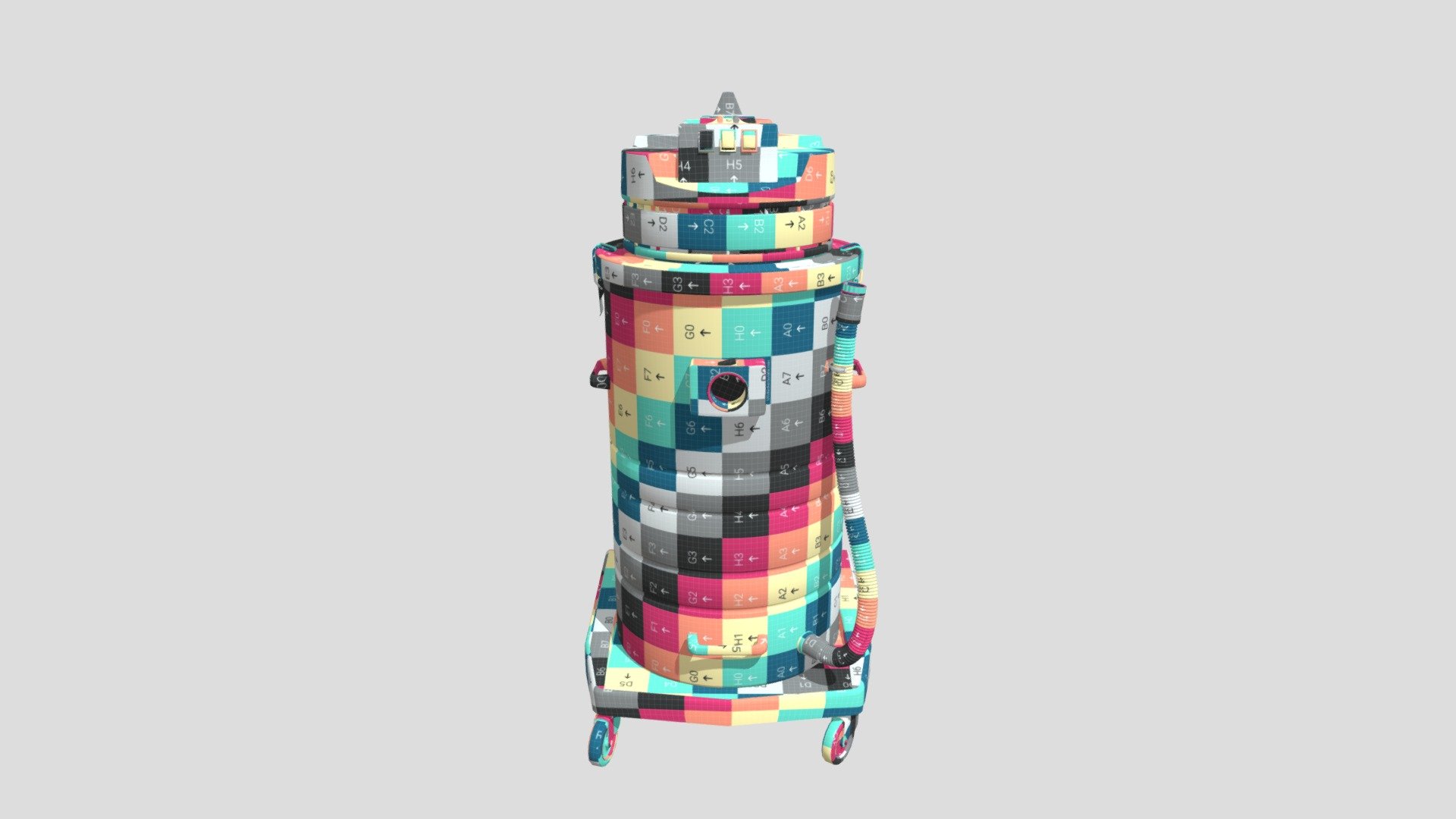 Retry School - UV2 - Vacuum Cleaner - Download Free 3D model by Nik3dm ...