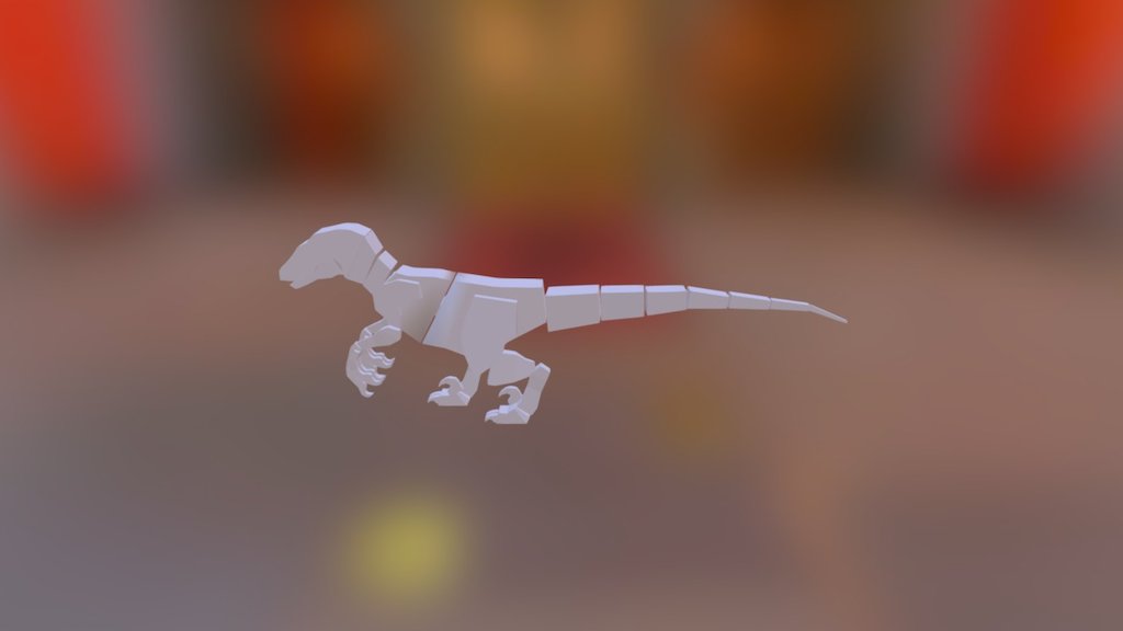 Cube Utahraptor Jump - 3D model by mckaymanning [5b35d13] - Sketchfab