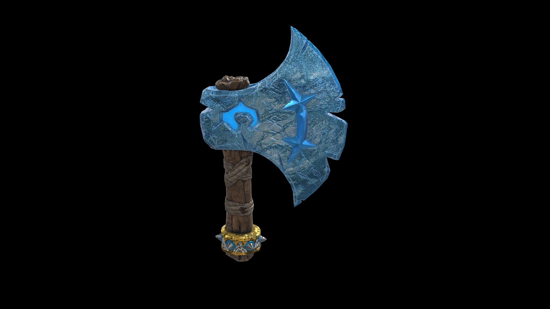 Ancient Icelandic Battle Axe - Download Free 3D model by Tremain ...