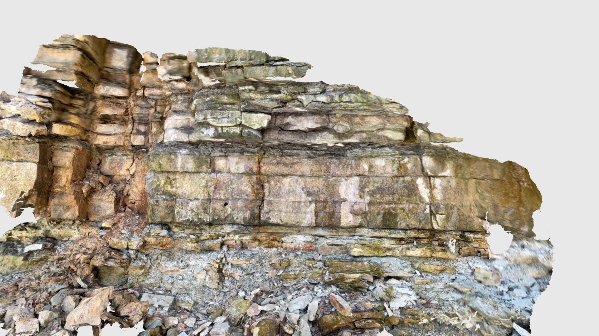 Outcrop near Mountview falls - Download Free 3D model by MacGlacialSeds ...