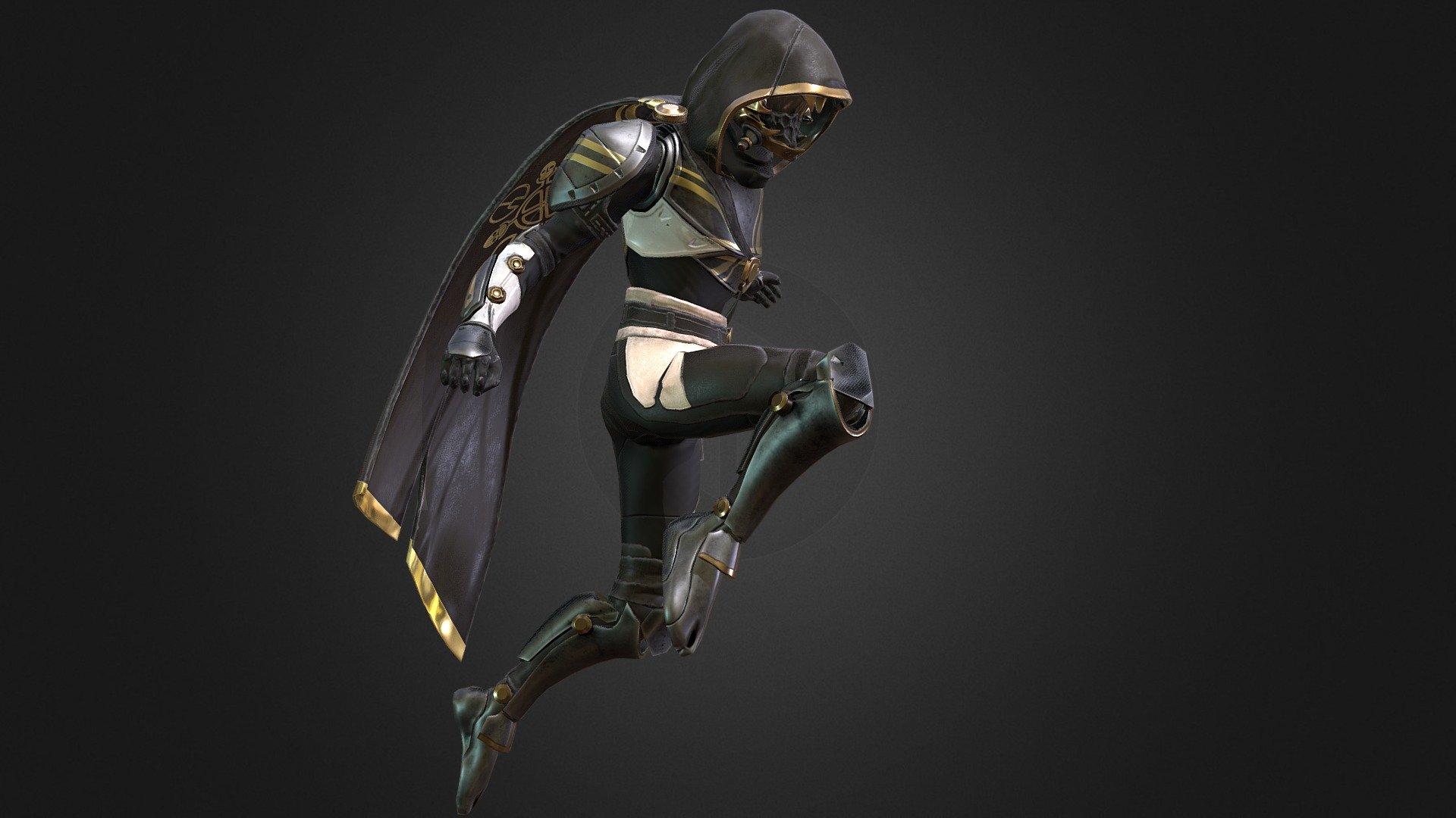Hunter - Stylized - Fan Art - 3D model by Exo404 (@sergeycg) [5b370d9 ...