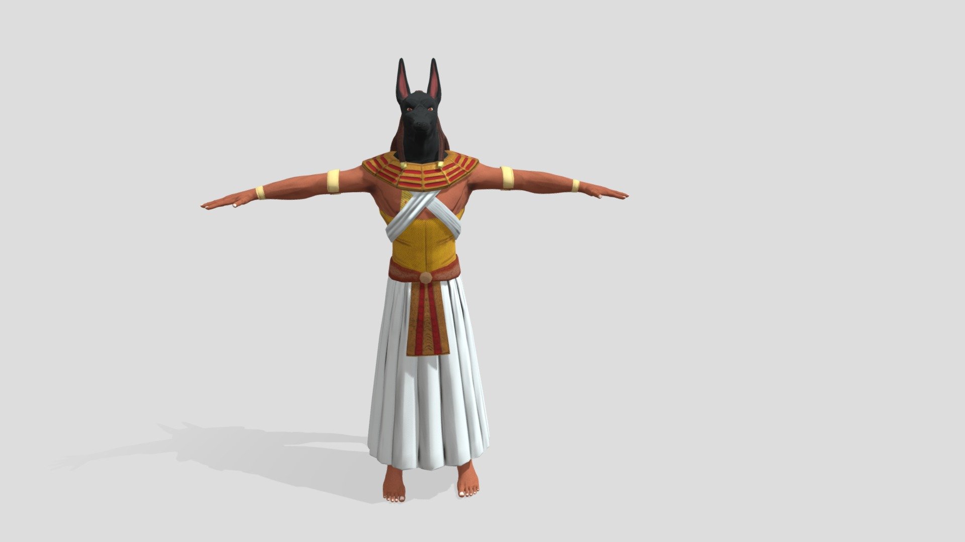 Anubis - 3D model by creative.avl [5b375a3] - Sketchfab