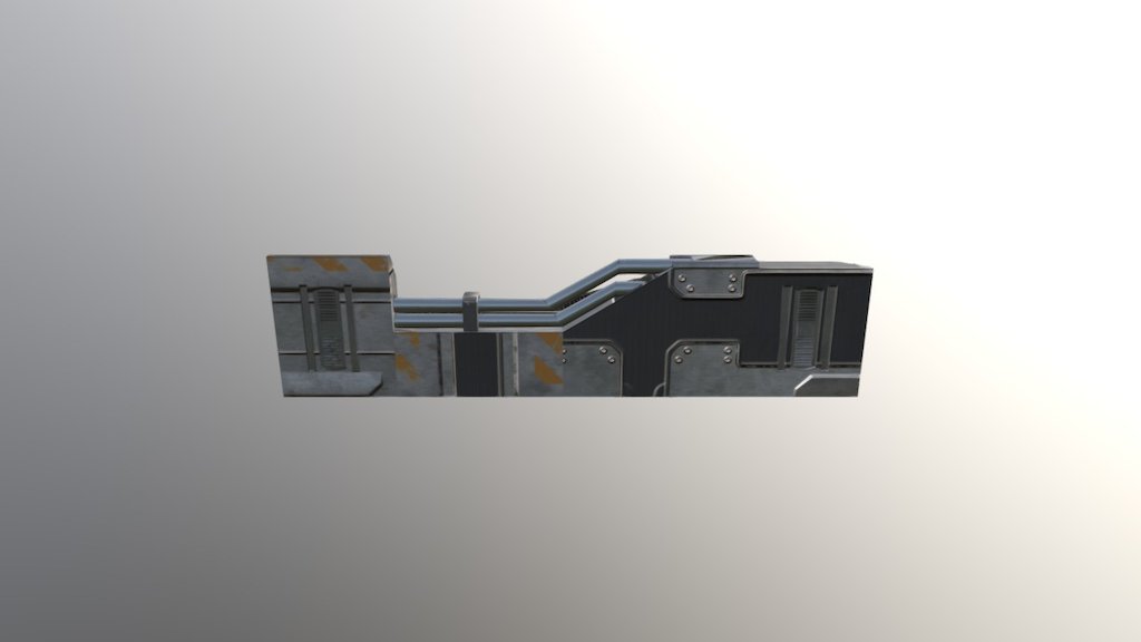 Sci Fi Interior Practice - 3D model by progo [5b37a13] - Sketchfab
