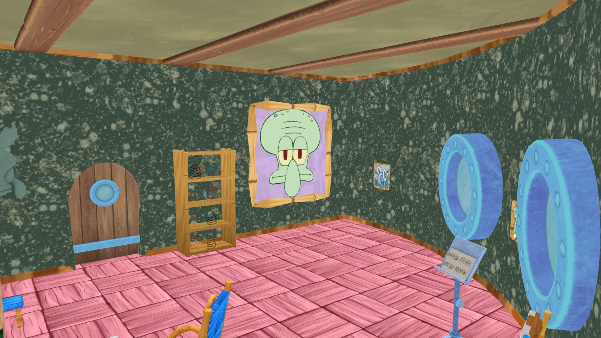 Squidwards Tiki - Spongebob Bfbbr - Download Free 3D model by ...