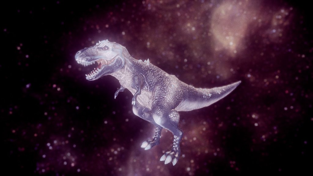 T-Rex Retro - 3D model by Victor Mellini (@victormellini) [5b38130 ...