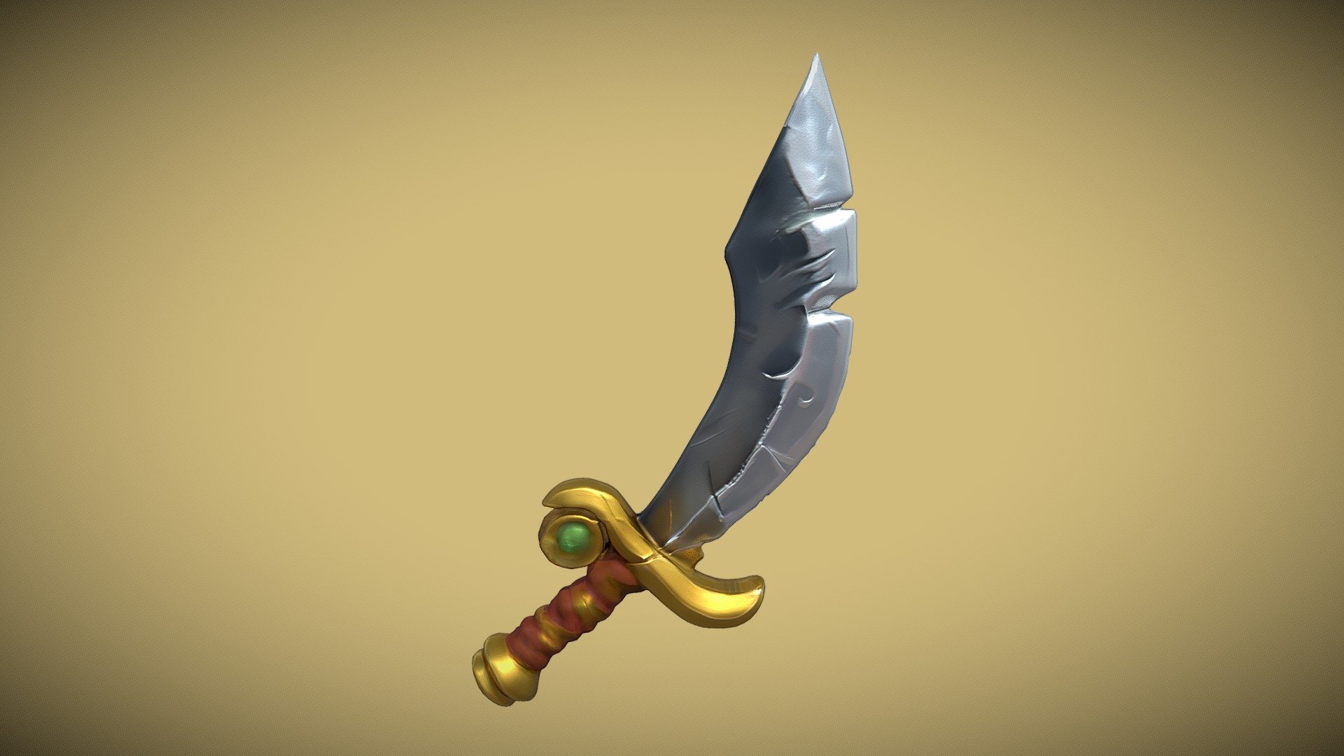 Stylized knife 1 - Buy Royalty Free 3D model by SAXN [5b3c3e1 ...