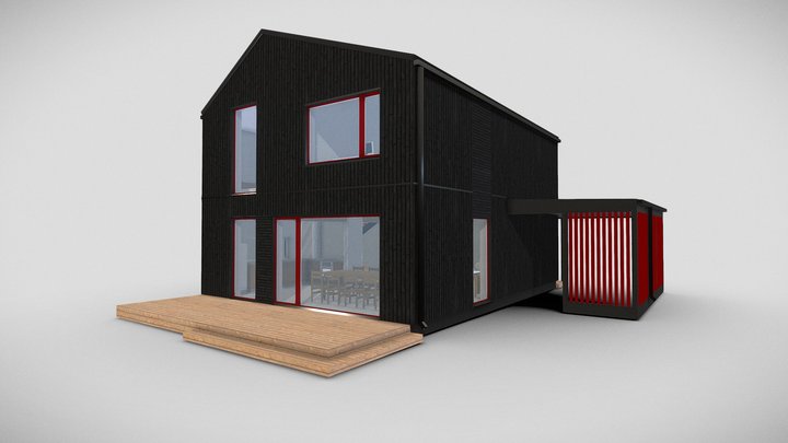 Prefabricated-house 3D models - Sketchfab