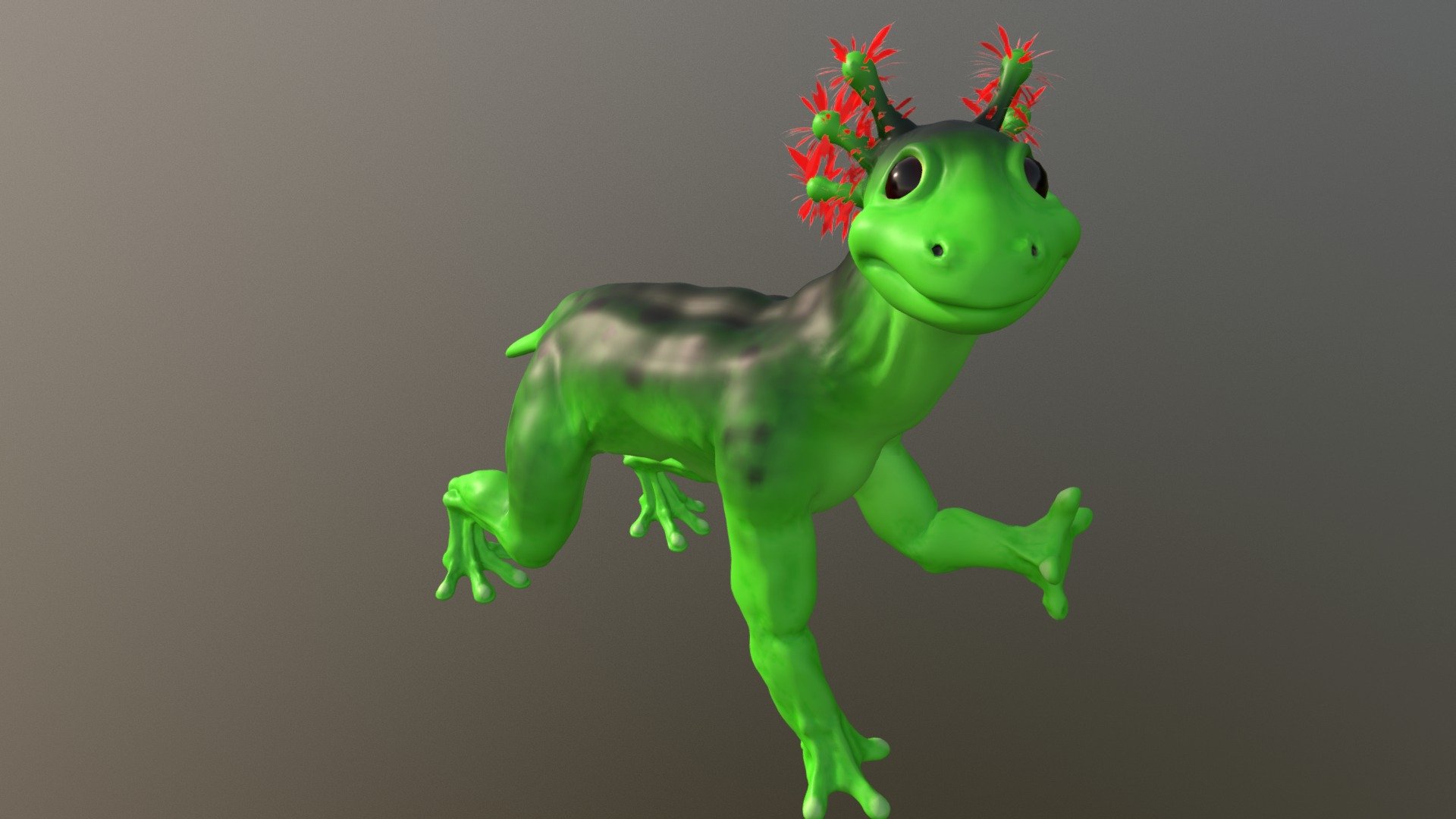 Amphibian Creature - 3D model by nateordie [5b3dfbb] - Sketchfab