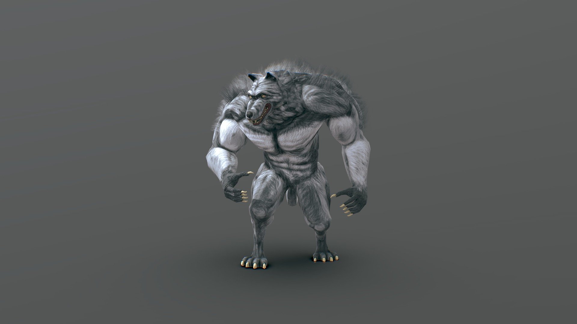 Werewolf - 3D model by WORGA [5b3ec01] - Sketchfab
