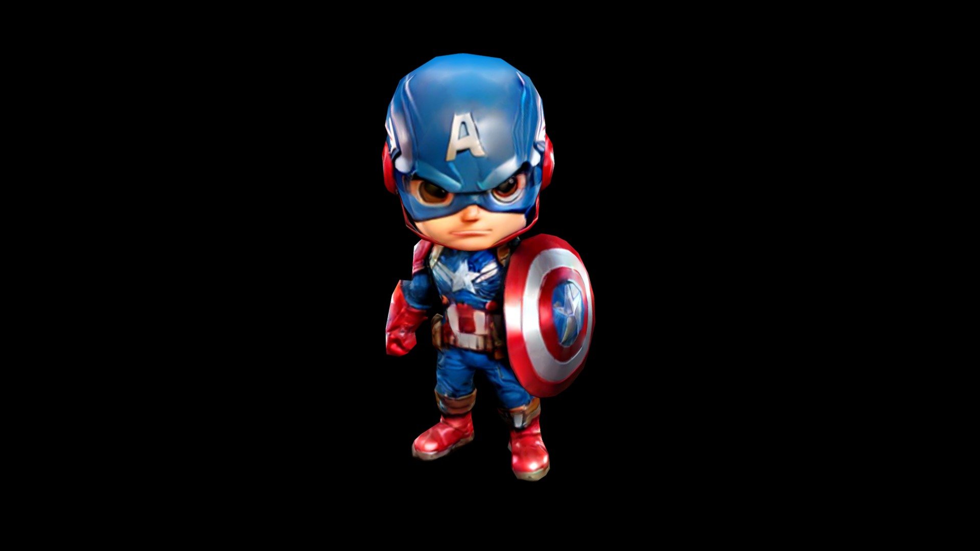An animated character, referred to as Captain M - Download Free 3D ...