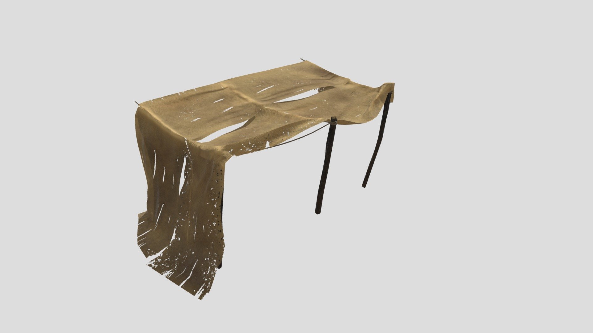 Bazaar Stall - Download Free 3D model by Daniel Silver (@Severyan ...