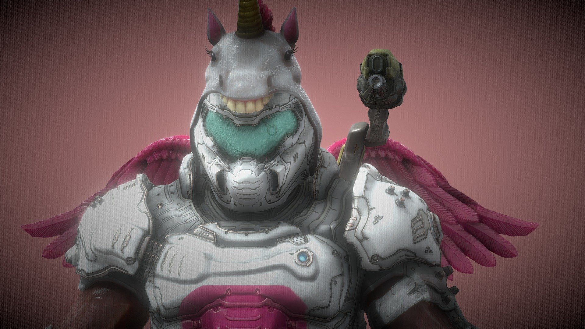 DOOM eternal DOOMicorn - Download Free 3D model by DJ_Nugget [5b41666 ...