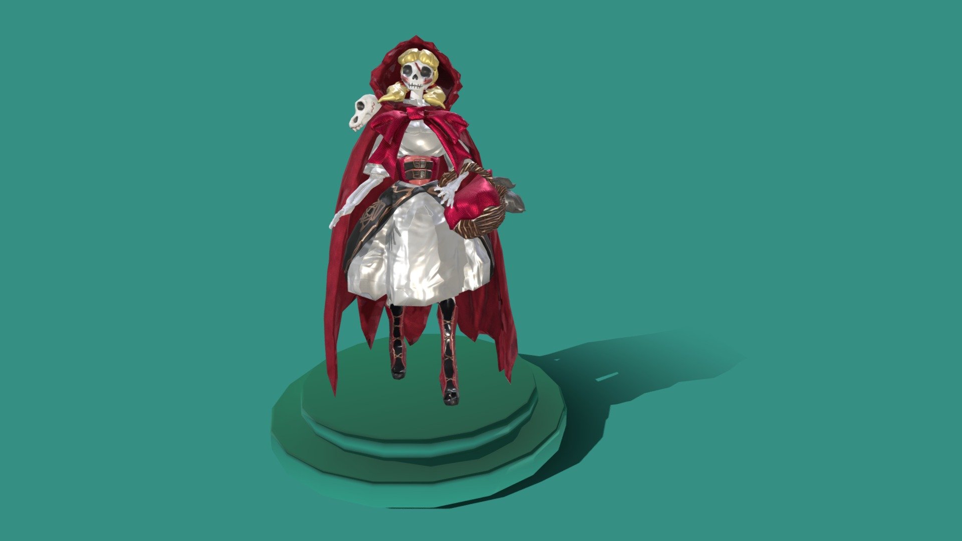 Chaperon Rouge - 3D model by Elwinn (@CyrielleR) [5b41bb9] - Sketchfab