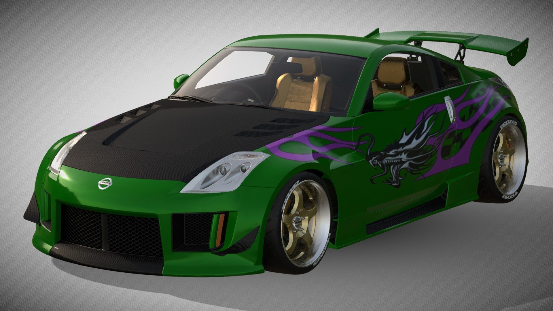 Rachel's Nissan 350z NFS Underground 2 - Download Free 3D model by ...