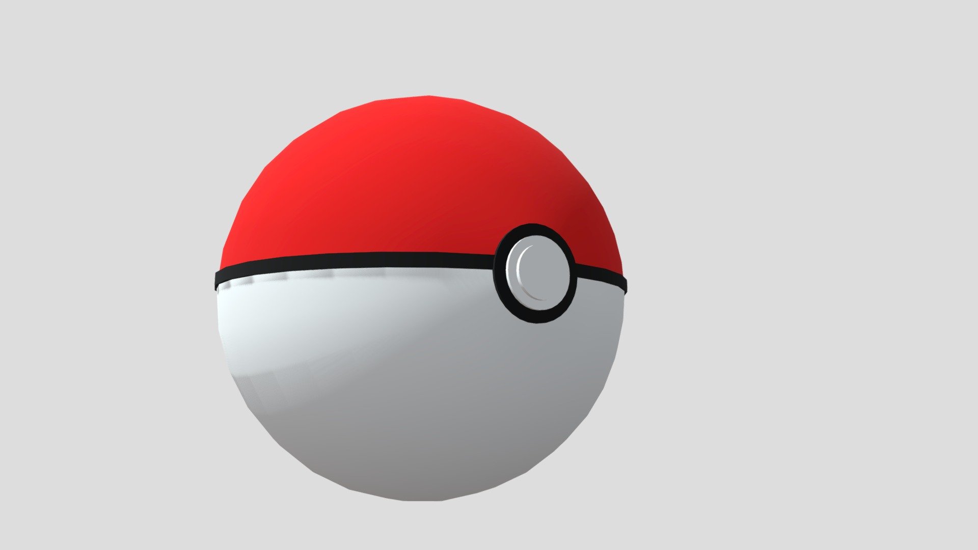 Low Poly Pokéball - Download Free 3D model by Elia1995 [5b42189 ...