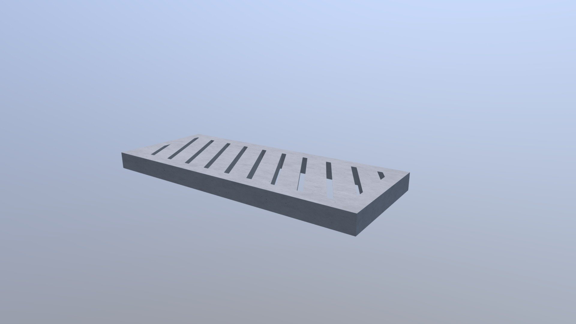SUPA STRONG DIAGONAL SLATS - 3D model by htpdigital [5b421e0] - Sketchfab