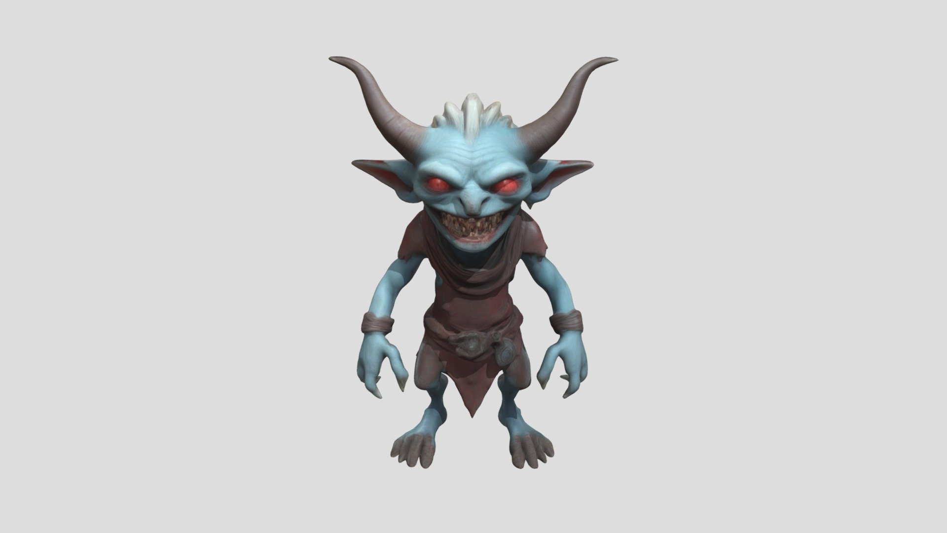 fantasy creature that resembles a humanoid demon - Download Free 3D ...