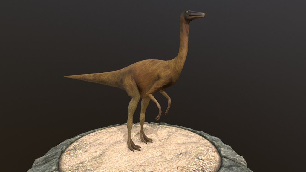 Gallimimus - 3D model by Yode (@yodegroup) [5b42fe3] - Sketchfab