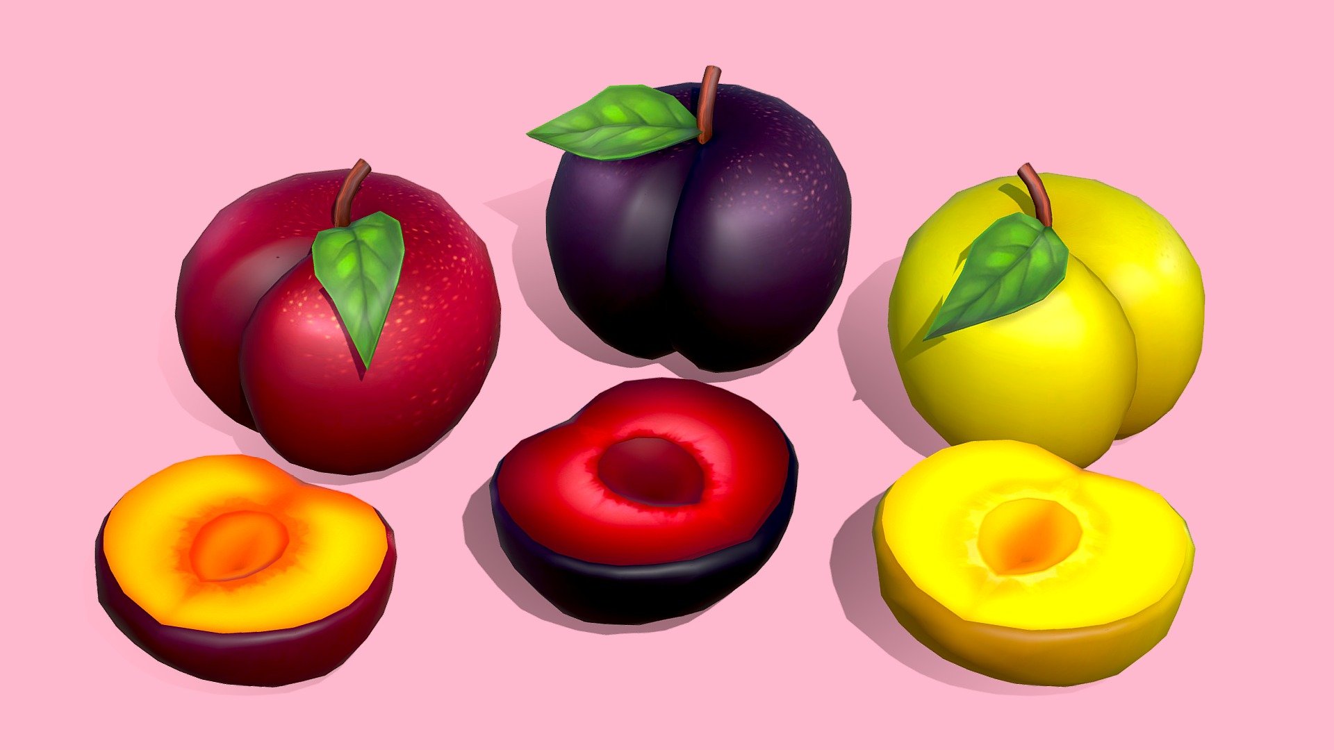 Plums - Buy Royalty Free 3D model by Megan Alcock (@citystreetlight ...