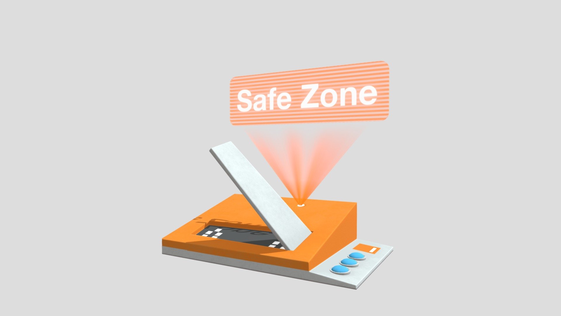 Orange Safe Zone [Concept] Phone - Download Free 3D model by ...