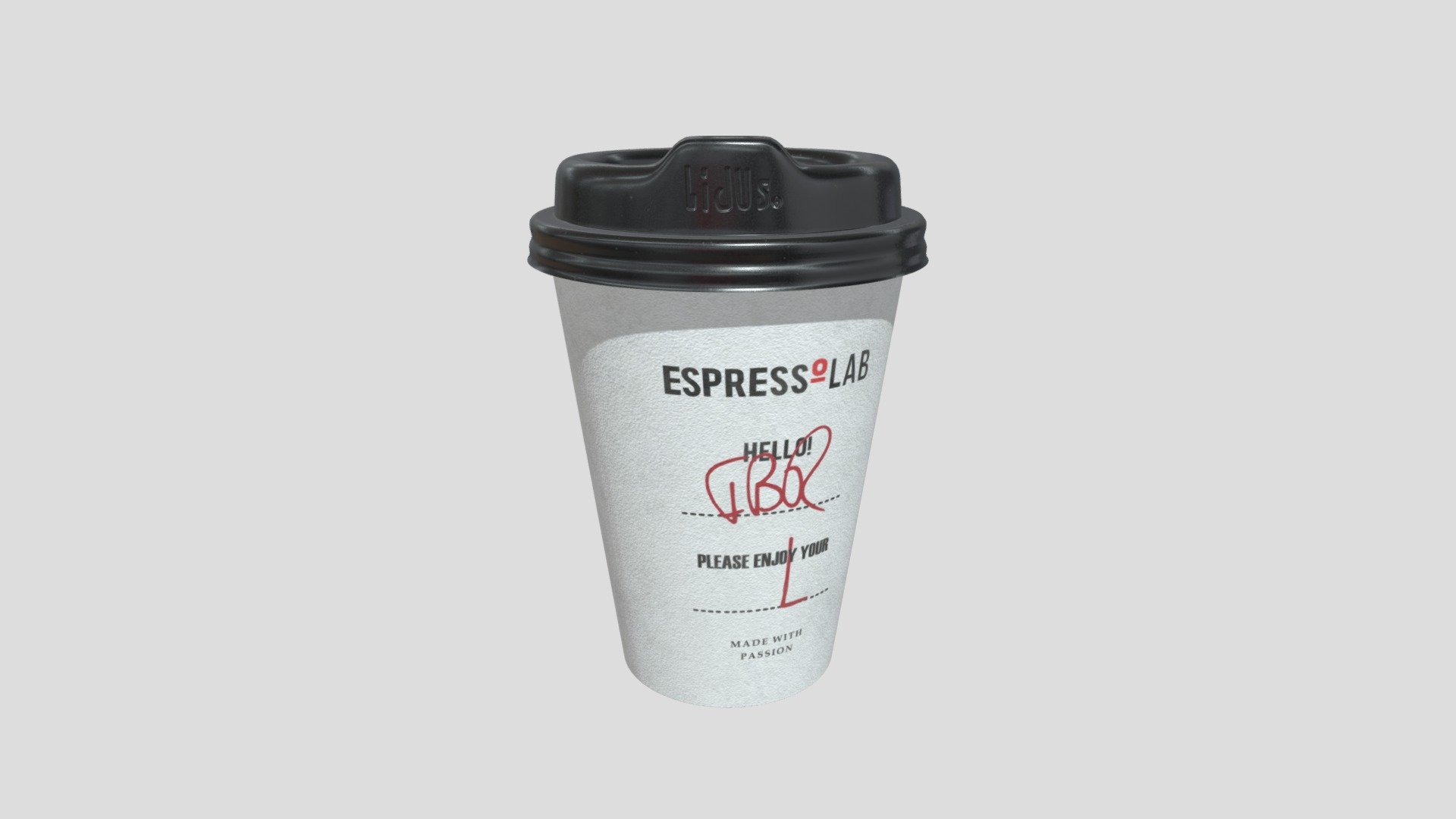 Espresso Lab Cup 3D Model - 3D model by BaZaDoUgH [5b43c65] - Sketchfab