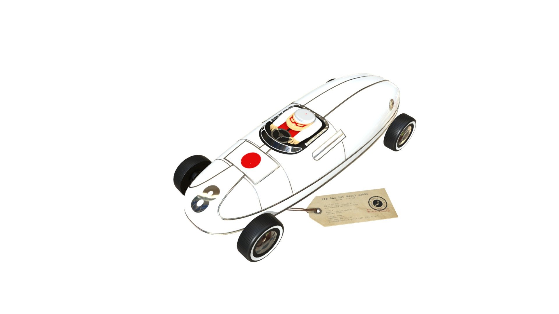 Tin Car Toy World Racers (Japan) - 3D model by metacollectables ...