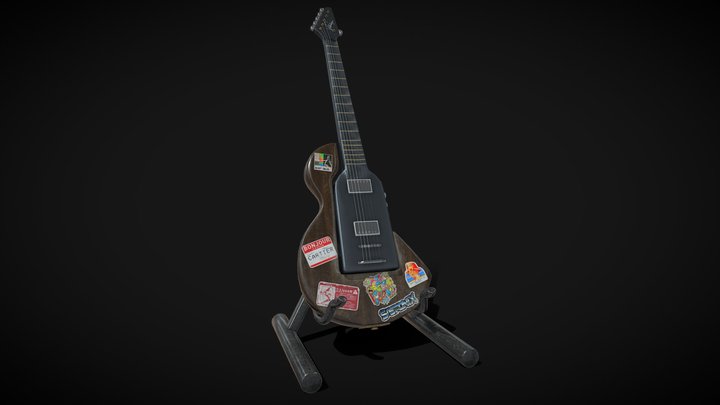 Guitar 3D models - Sketchfab