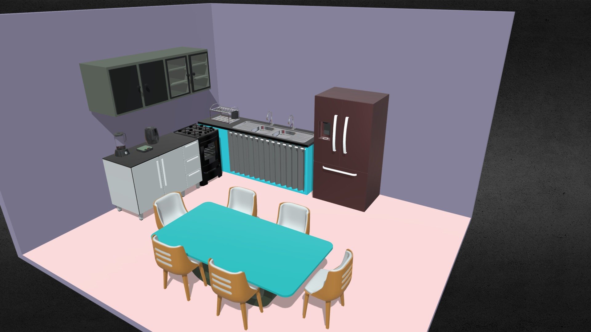 kitchen - 3D model by kevinmarques2018 [5b443e8] - Sketchfab