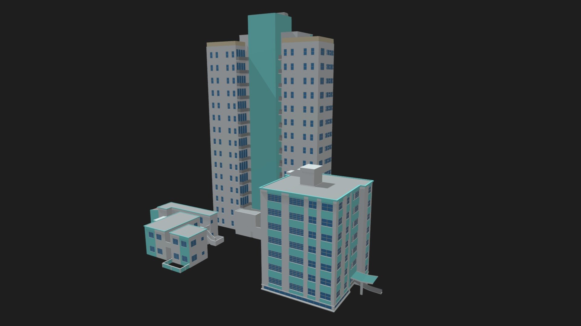 Birch Tower - Context Model - 3D model by Michael Neil Gow ...