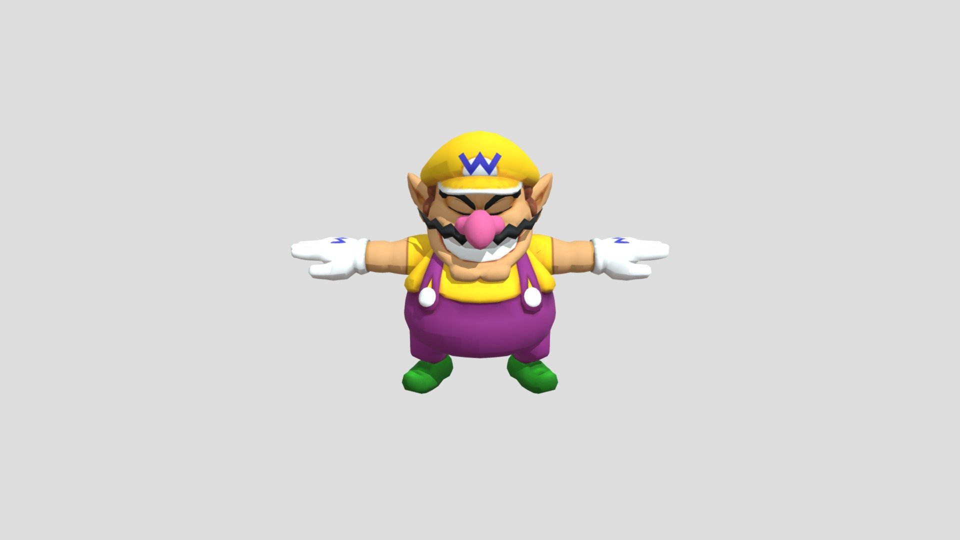 Game Cube - Mario Party 5 - Wario - Download Free 3D model by ...