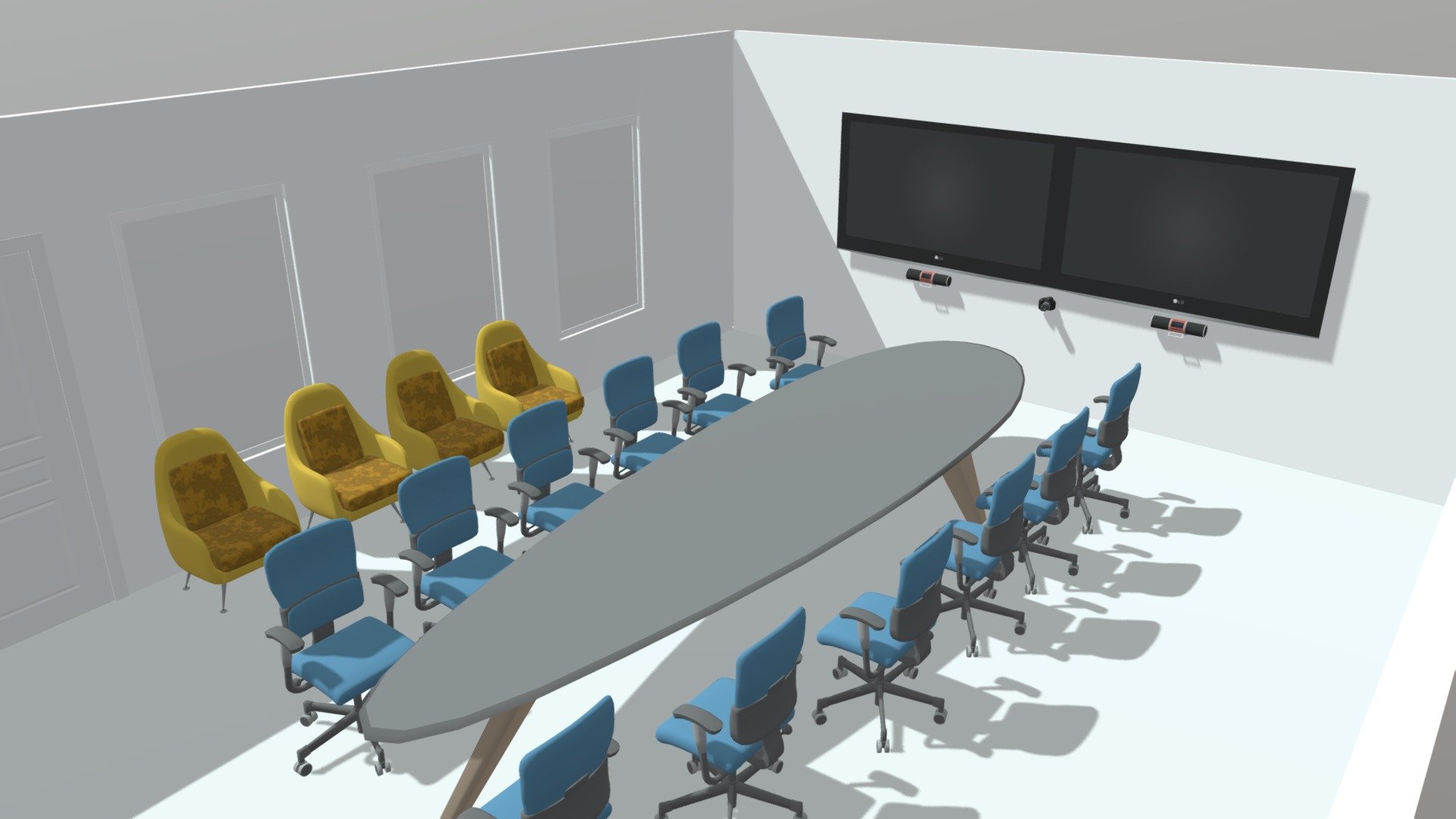 Main Conference Room - 3D model by Brad.Burke [5b46fb6] - Sketchfab