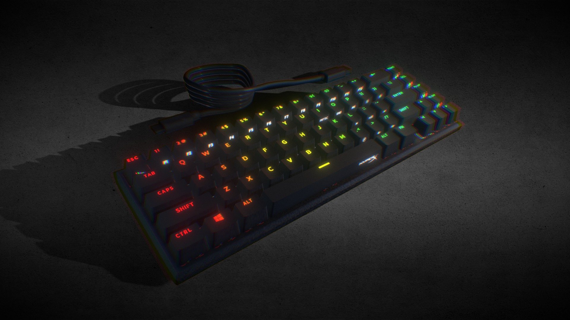 HyperX Alloy Origins 65 RGB Mechanical Keyboard - 3D model by KalashCG ...