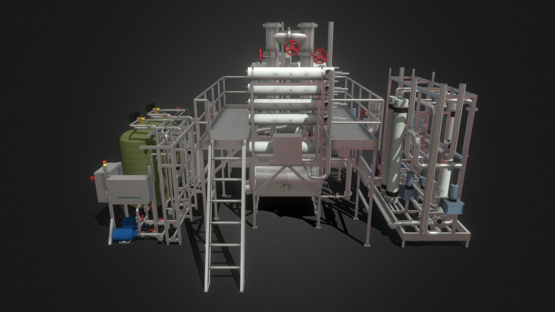Water Filtration Equipment - 3D model by Beau James (@BeauJames ...