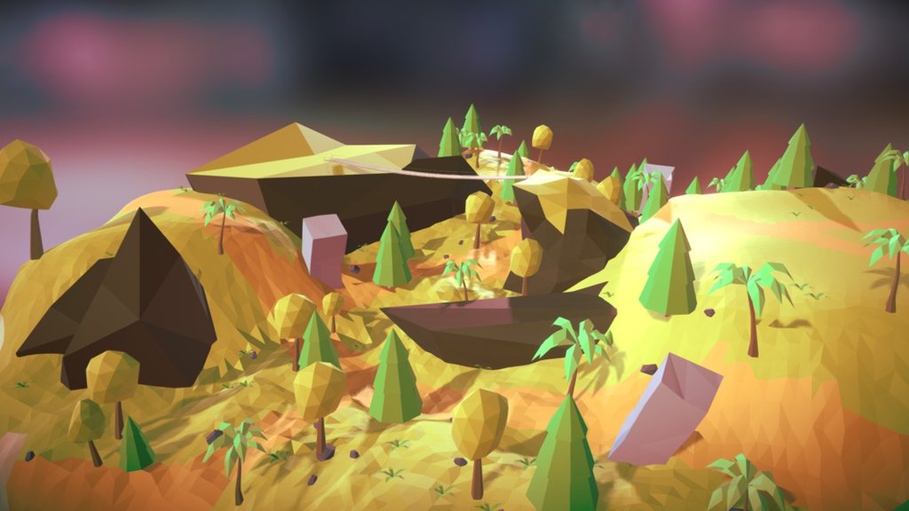Low Poly world - 3D model by TheoLarsonneur (@tryton) [5b4817a] - Sketchfab