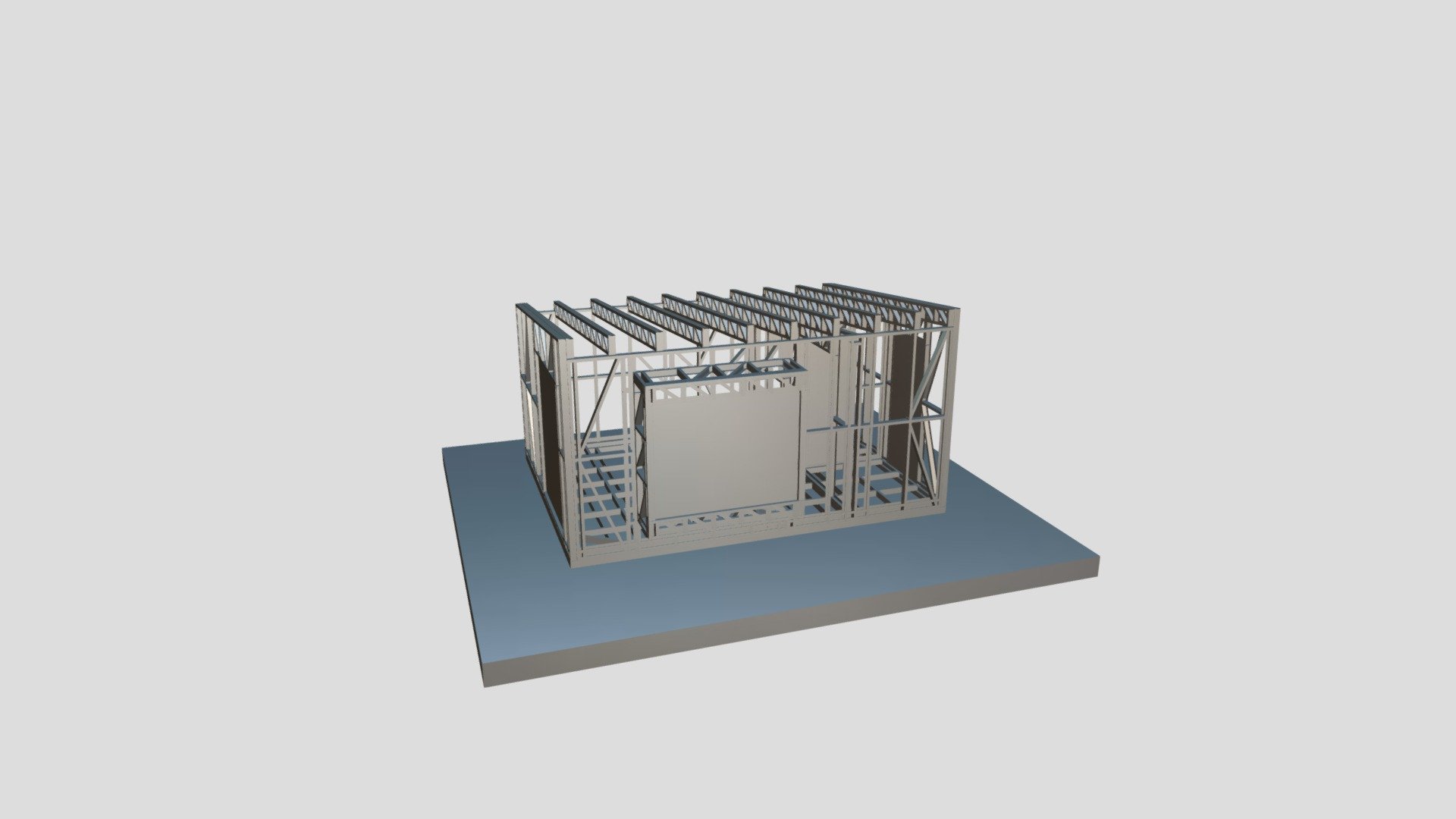 056 Дом-Куб - Download Free 3D model by project-lstk [5b48fa4] - Sketchfab