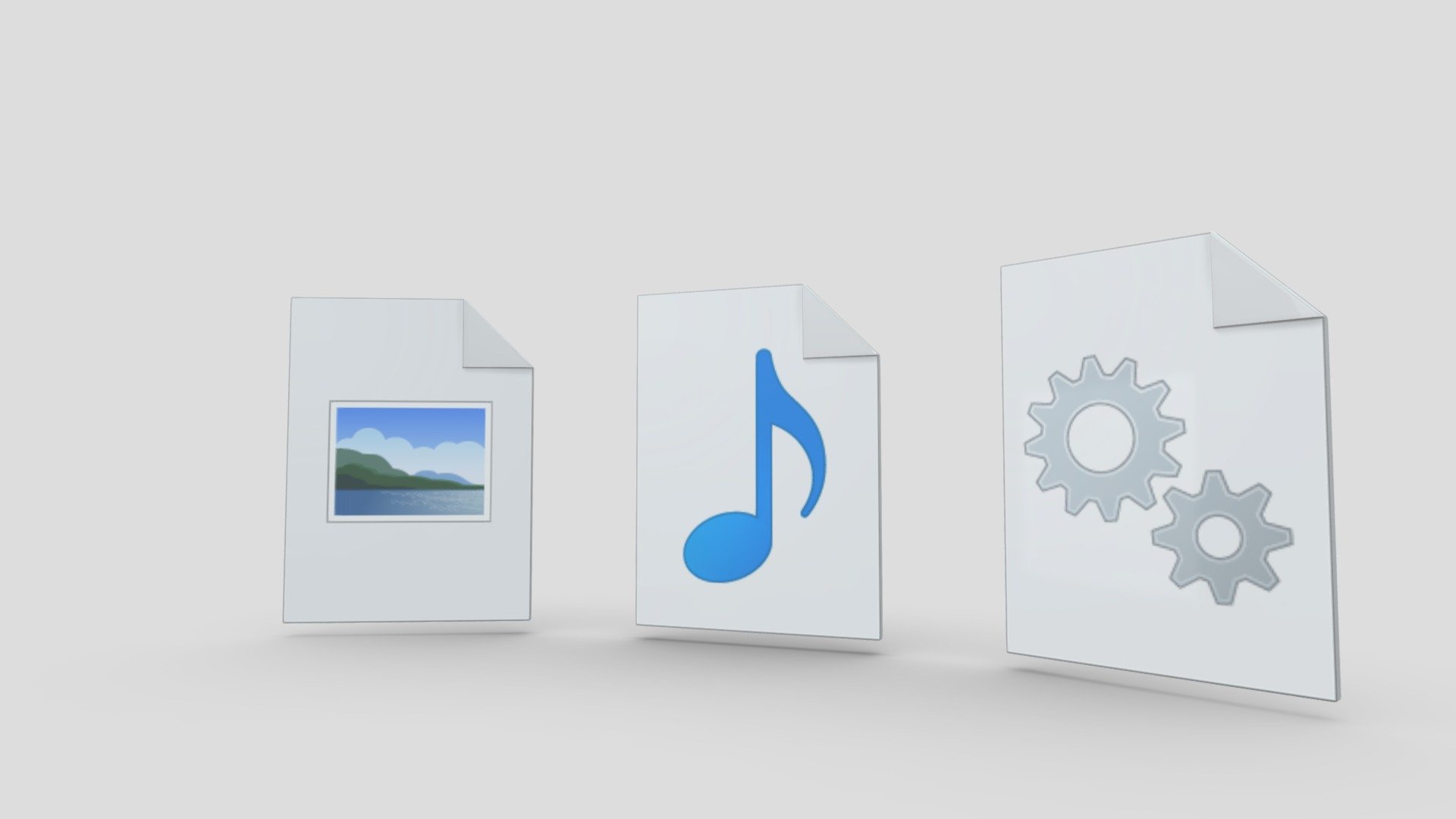 Windows 10 File Icons - Download Free 3D model by blue man group ...